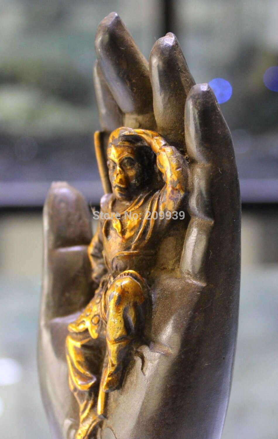 Huij 006681 5 "Chinese Bronze Gilt Monkey King Zon... – Vicedeal