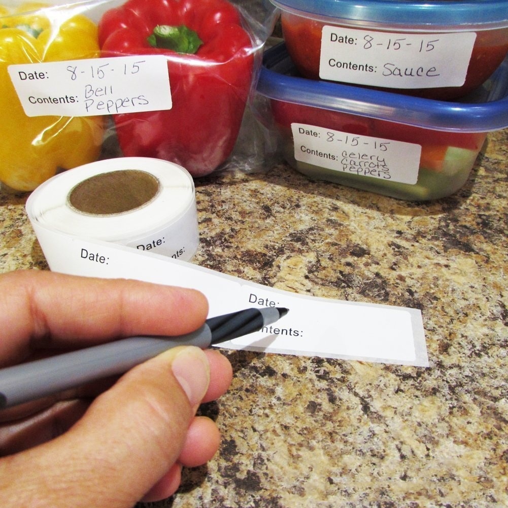 Date Tag Label Sticker Easy Clean Freezer Adhesive... – Vicedeal
