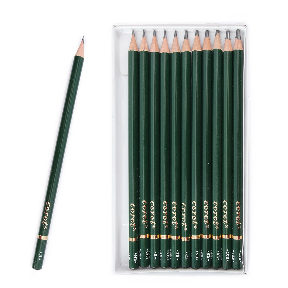 Corot Zwart Schets Potlood Set Voor School Kantoor... – Vicedeal