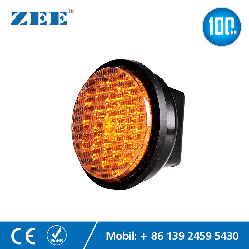 4inches 100mm Yellow Amber LED Traffic Lamps Mini ... – Vicedeal