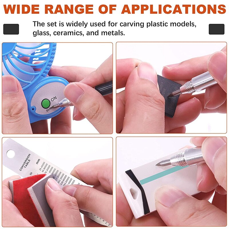 10Pcs Scribe Tool Engraver Pen with Carving Guide ... – Grandado