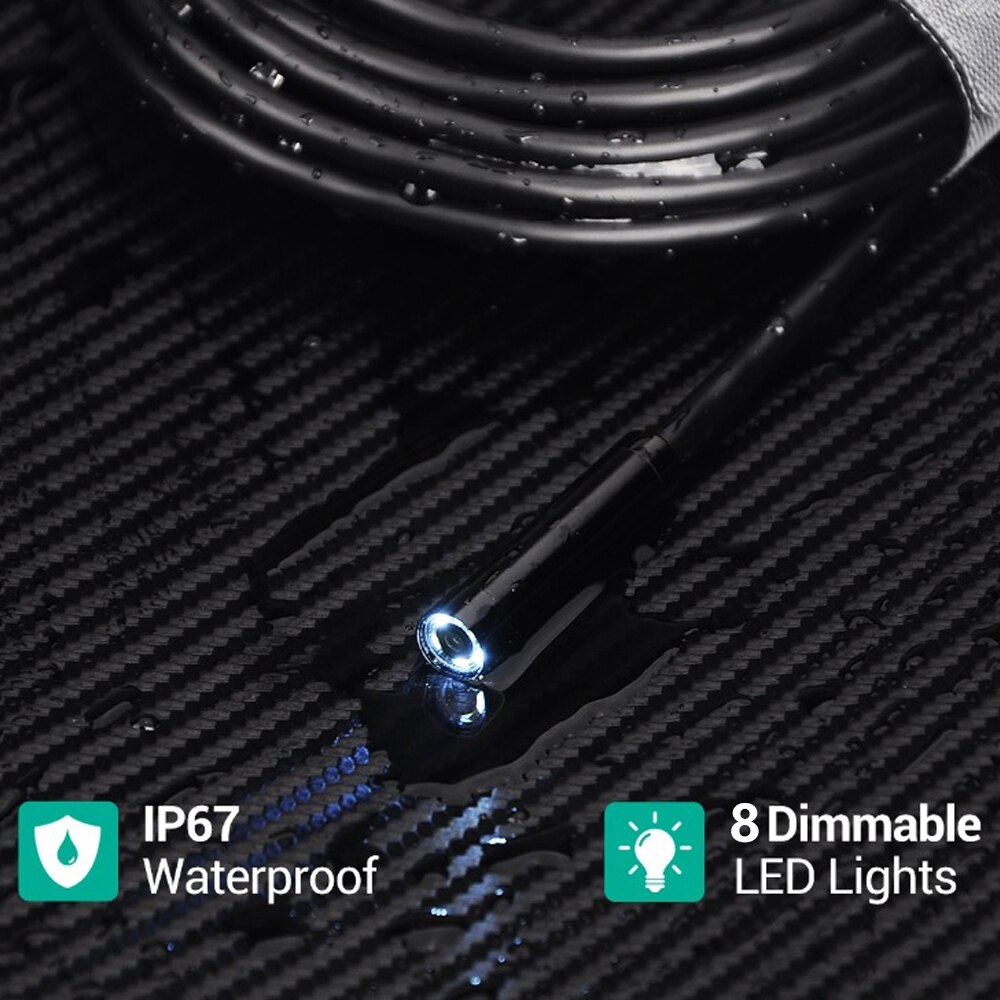 3 In 1 Endoscoop Camera Flexibele IP67 Waterdichte... – Vicedeal