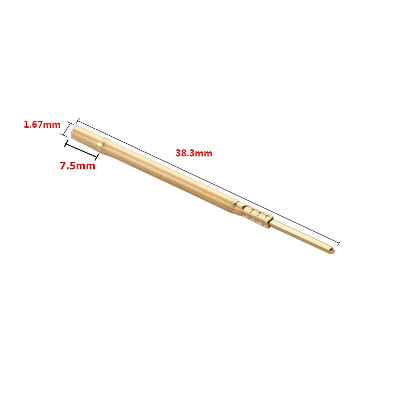 100 Stks/pak Test Probe R100-4W Tapered Messing Bu... – Vicedeal