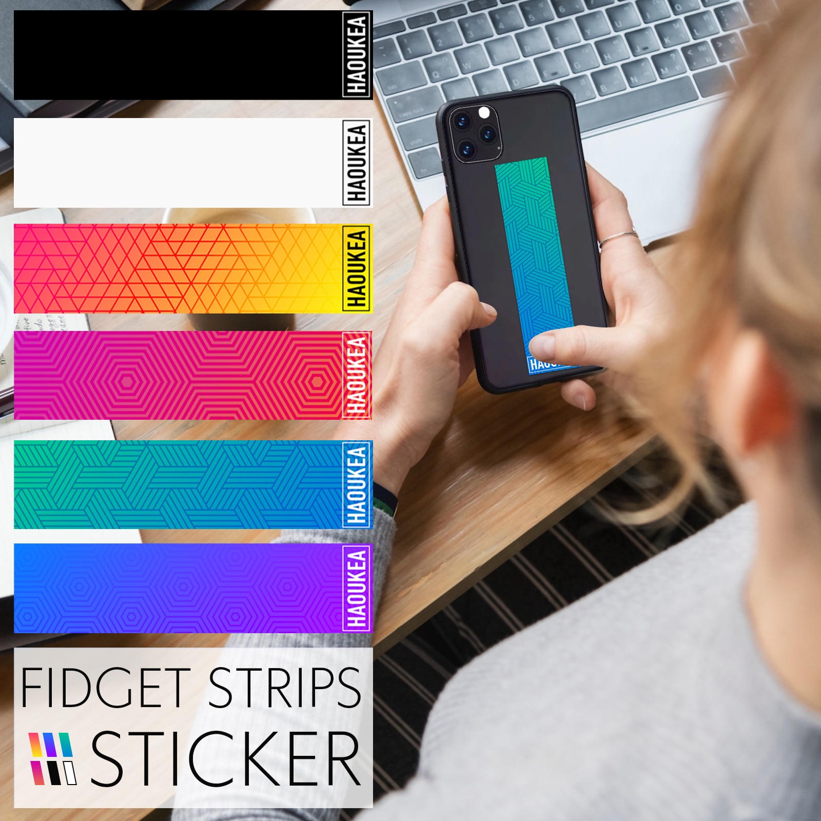 Anxiety Reducing Sticker DIY Phone Back Decals Pre... – Vicedeal