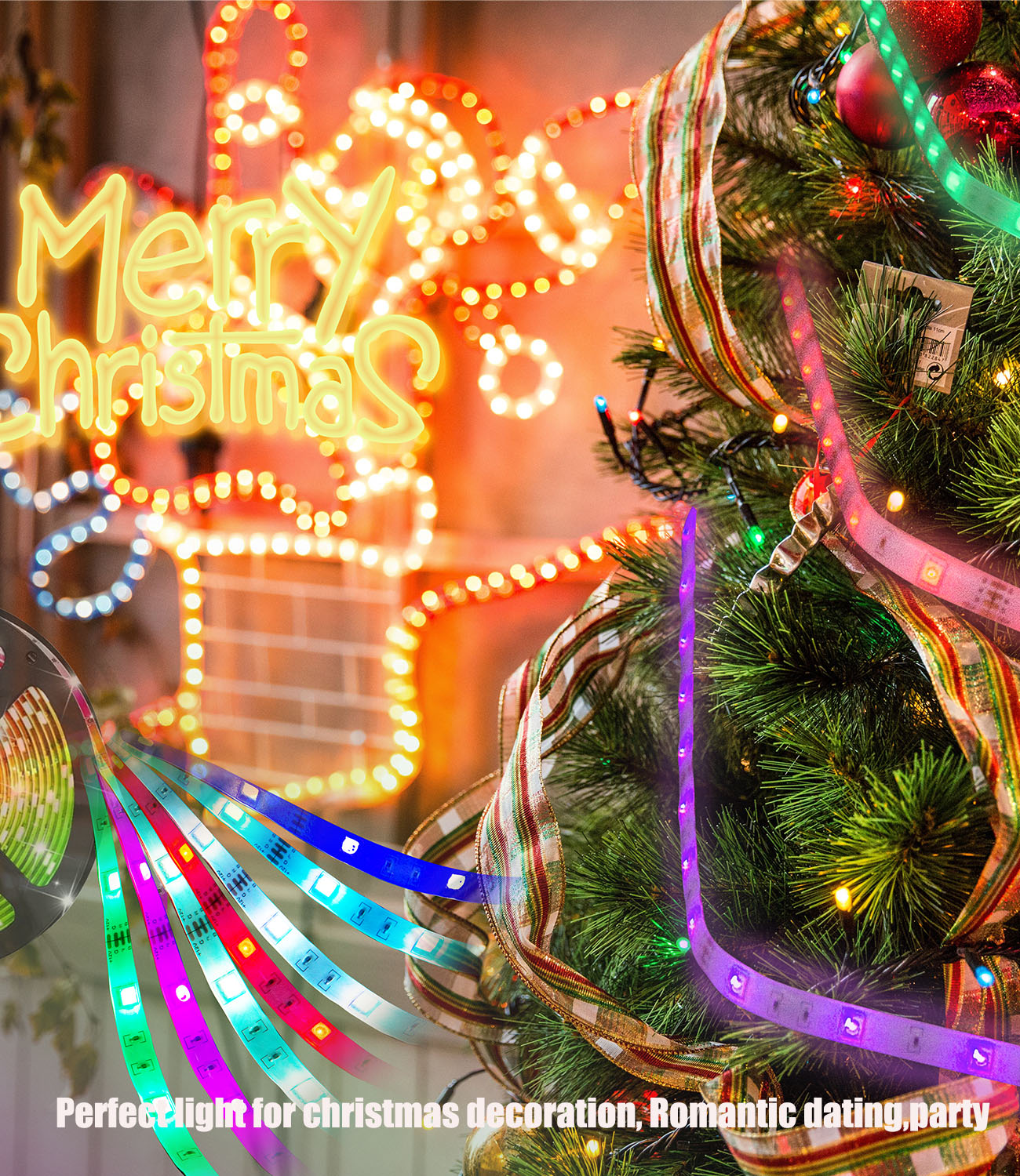 3m LED Strip Lights RGB Strips SMD5050 Waterproof ... – Grandado