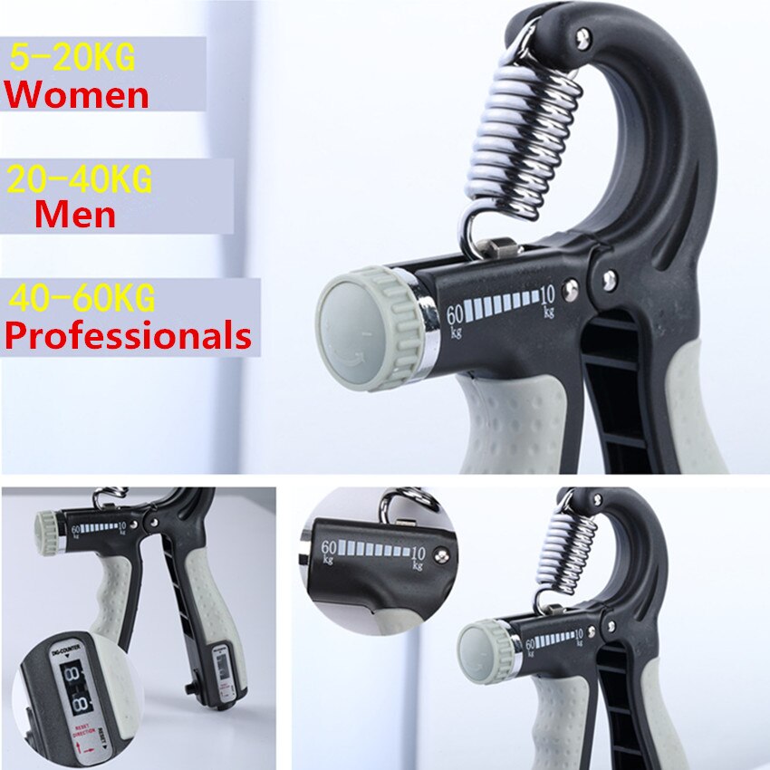 Adjustable Fitness R Type Gripper Training Hand Mu... – Grandado