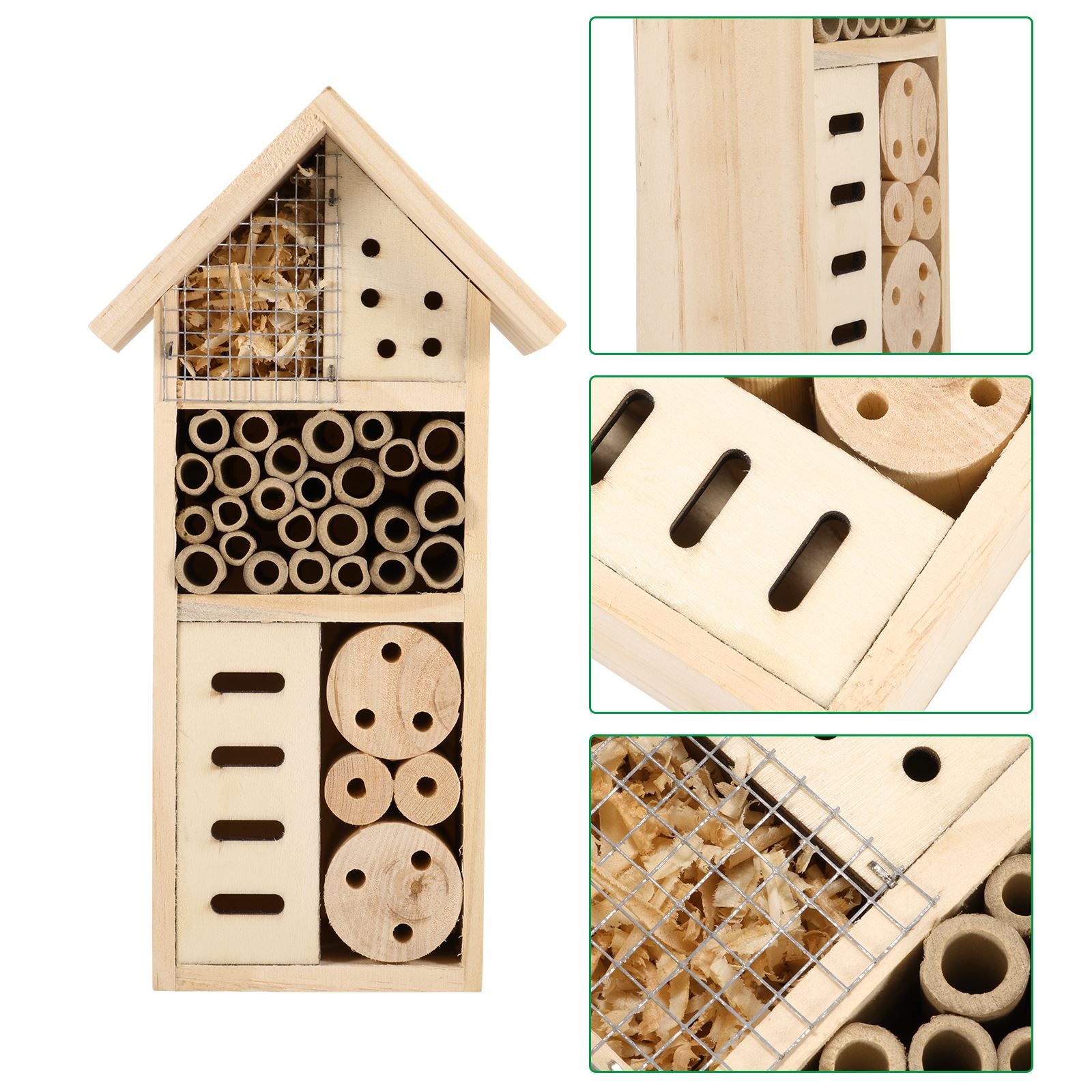 Houten Insect Huis Stevige Insect Bee Huis Honing ... – Vicedeal