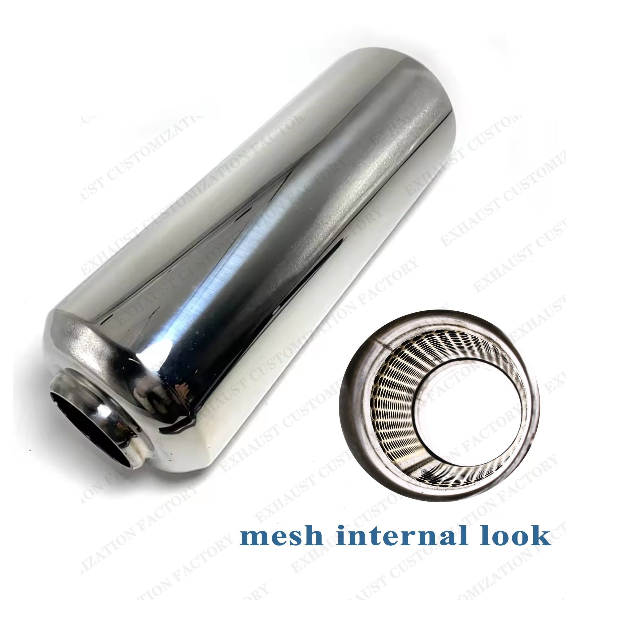 Performance Exhaust Resonator 63mm Inlet Outlet Mu... – Grandado