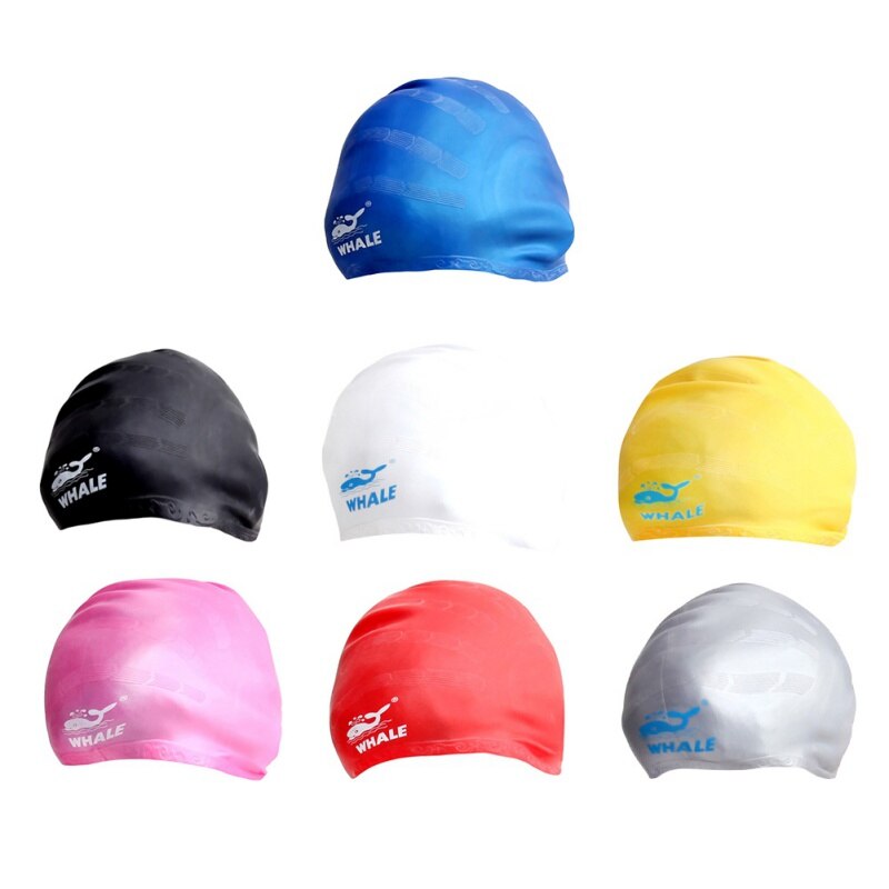 1 Pc Swimming Cap Silicone Adults Men/Women Protec... – Vicedeal