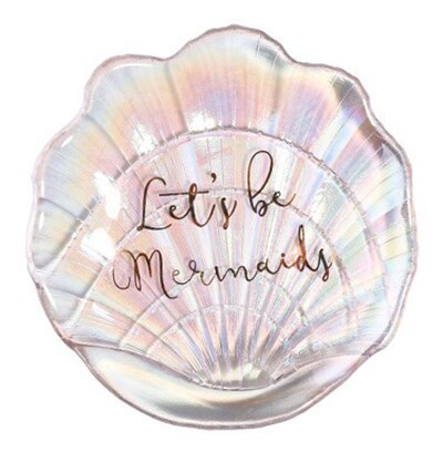 Nordic Shell Type Glass Storage Tray Minimalist Su... – Grandado