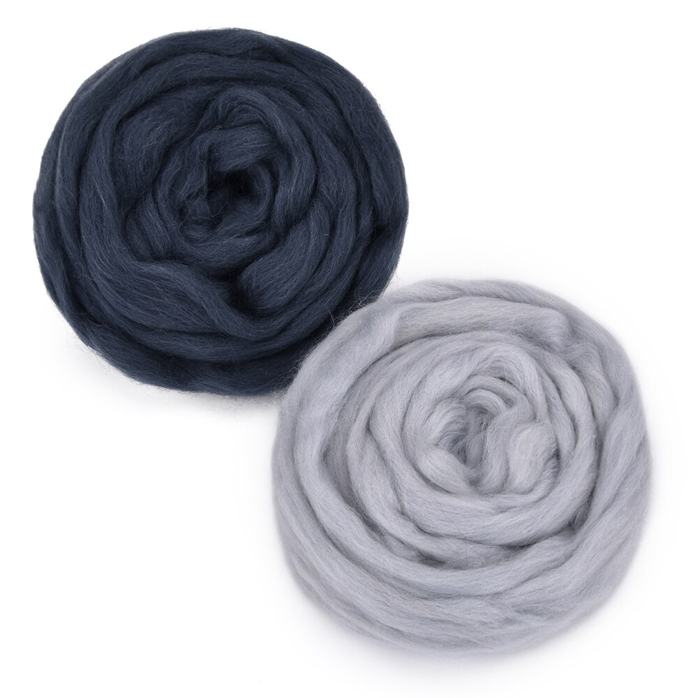 50g Needle Felting DIY Wool Felt Craft Grey Soft F... – Grandado
