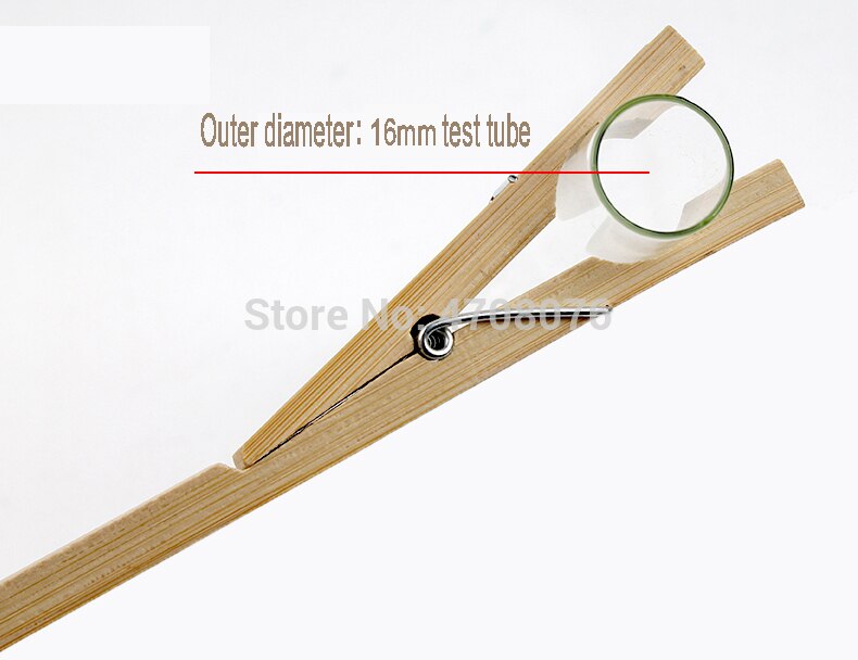 Test tube wooden holder Glass tube clamp bamboo La... – Grandado