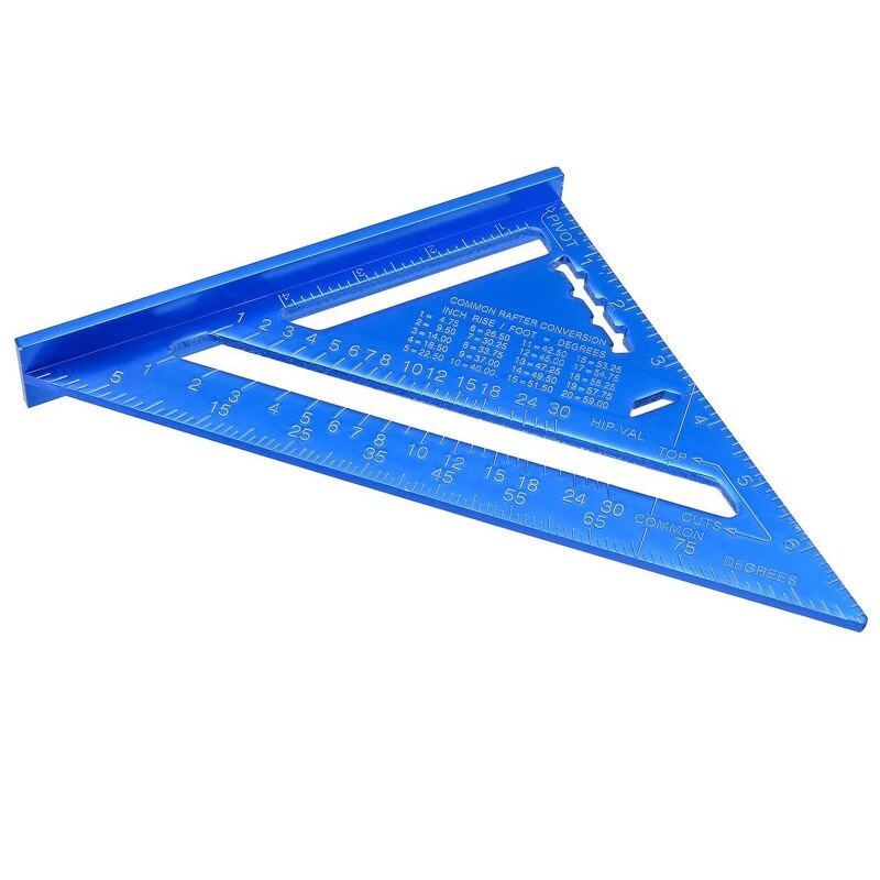 7/12 Inch Metric Triangle Angle Ruler Aluminum All... – Grandado