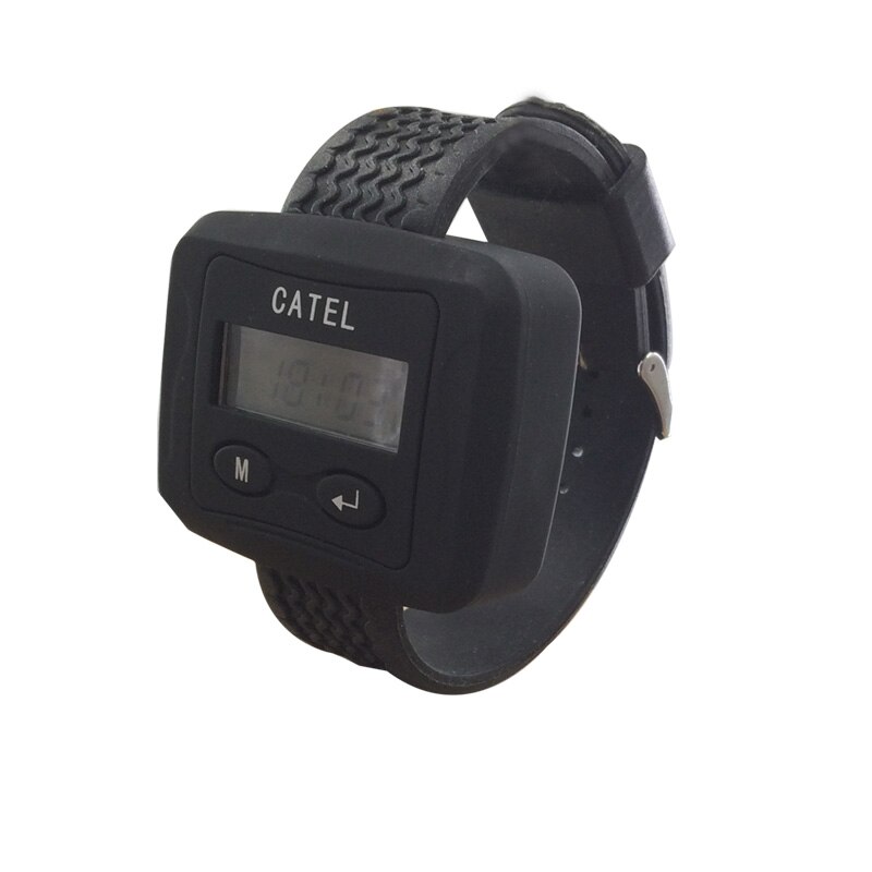 Wireless Service Calling System 2 Wrist Black Watc... – Grandado