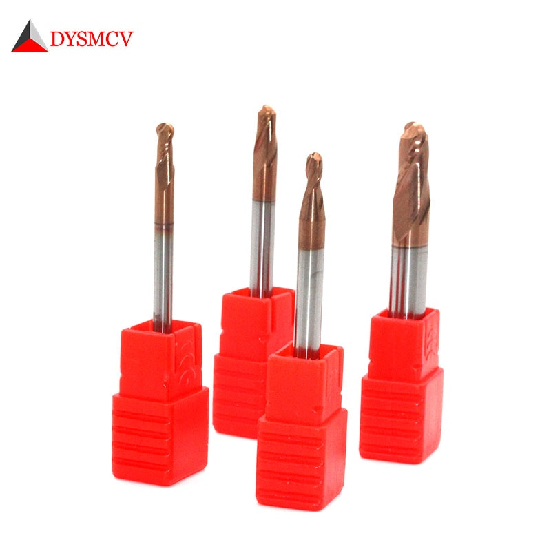 1pcHRC60 Ball Nose End Mills 1MM 2MM 3MM 4MM 5MM 6... – Vicedeal