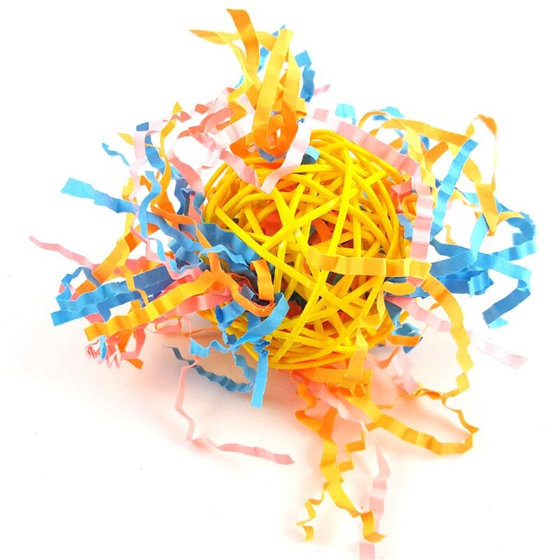 Parrot Bird Rattan Ball Drawing Toy Random Color (... – Grandado