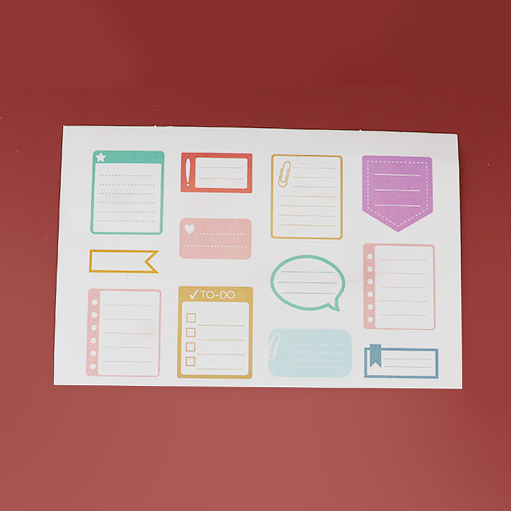 12/18/30Pcs Planner Papier Stickers Tab Diy Dagboe... – Vicedeal