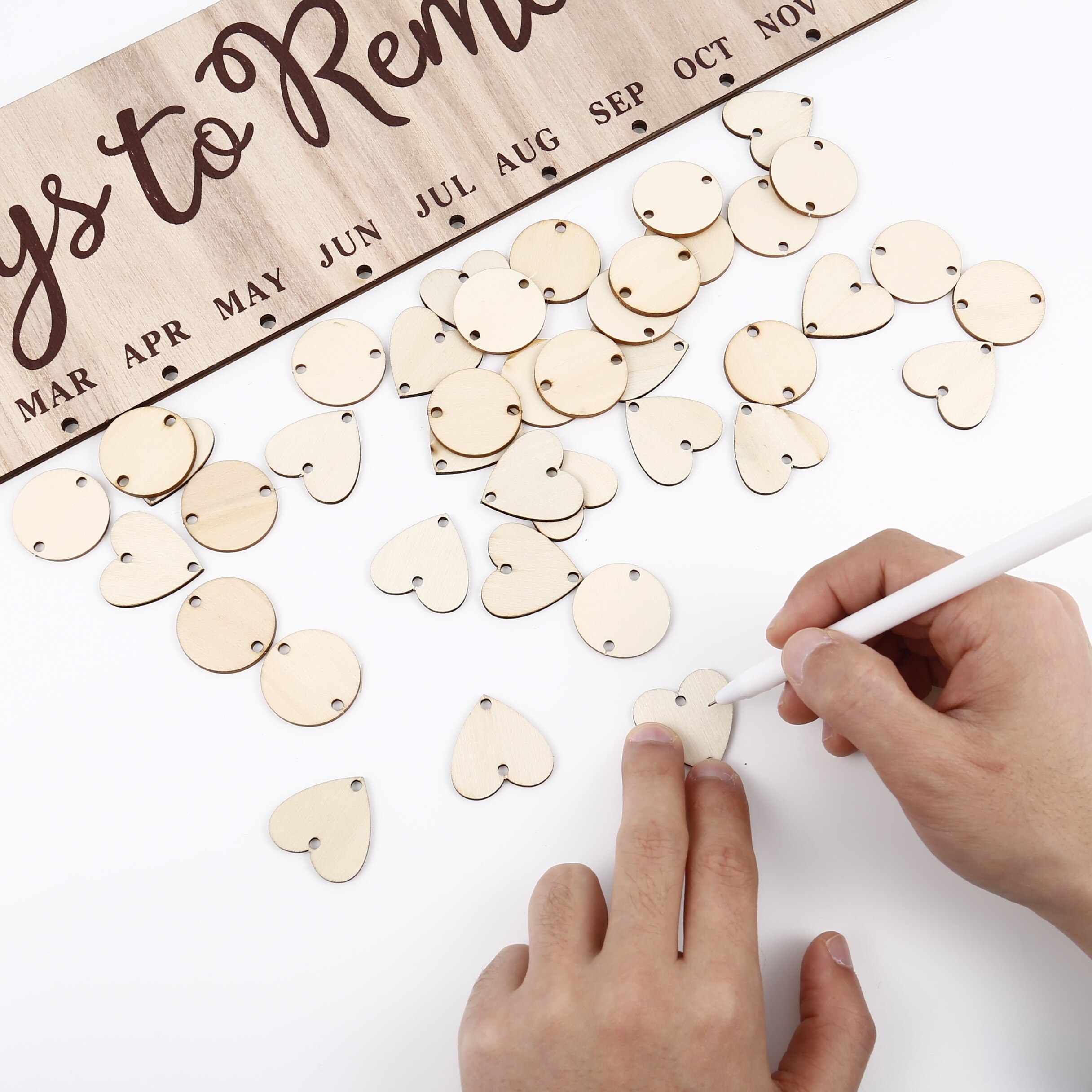 Wooden Calendar Wall Calendar Family And Friends B... – Grandado