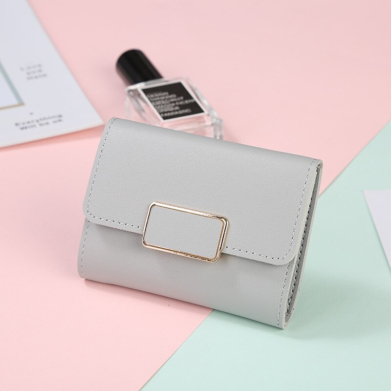 Female Wallet Women Leather Folding Coin Purse Has... – Grandado