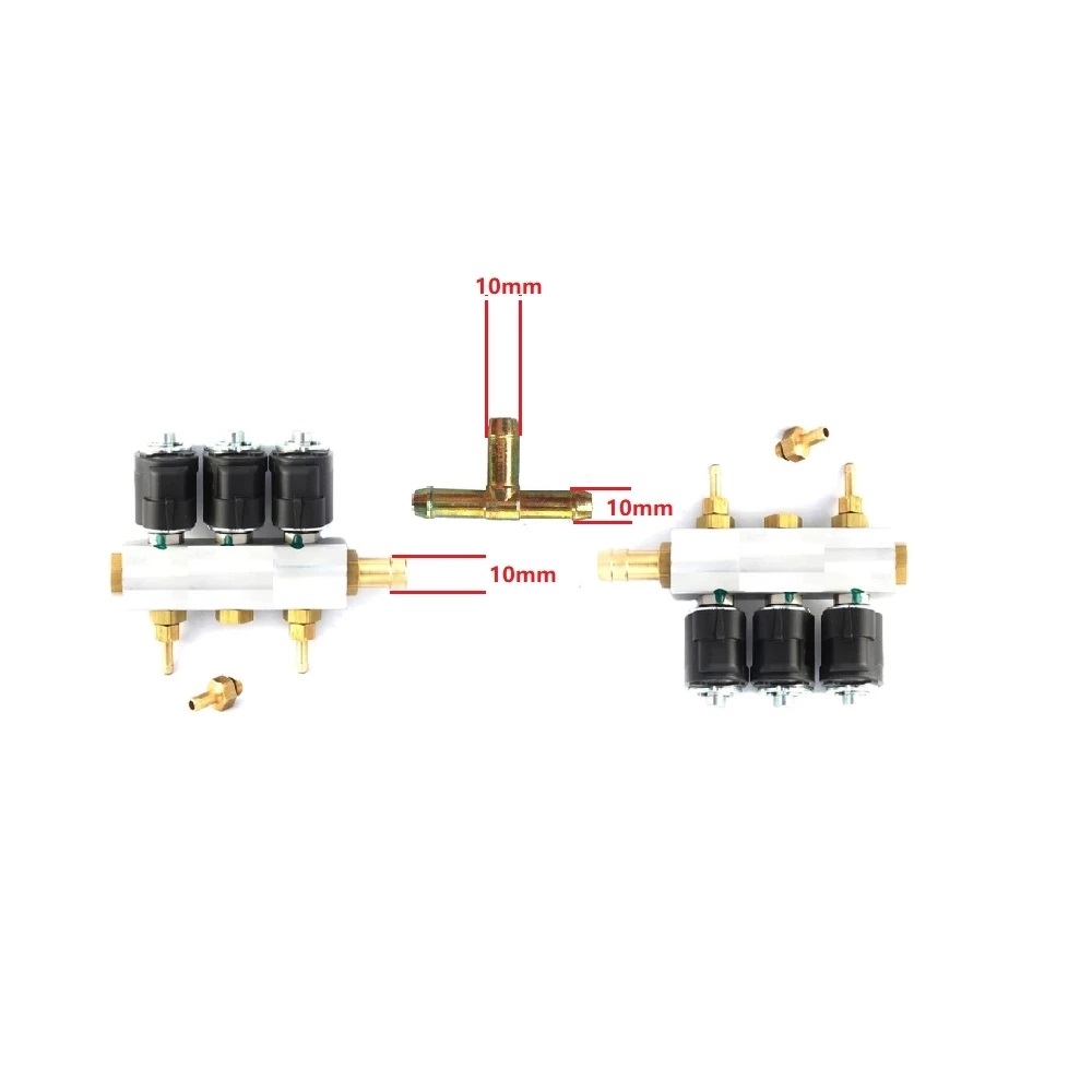 2 Ohms AC CNG 6CYL Set W01 Injectors Rail – Vicedeal