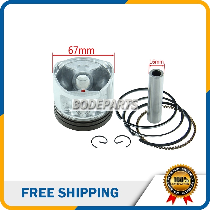 67mm Piston 16mm Pin Piston Kits Ring Set Chinese ... – Vicedeal
