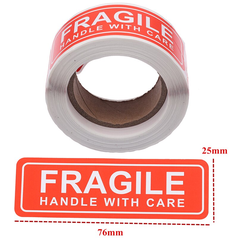 150Pcs/Roll Fragile Label Stickers Handle with Car... – Grandado