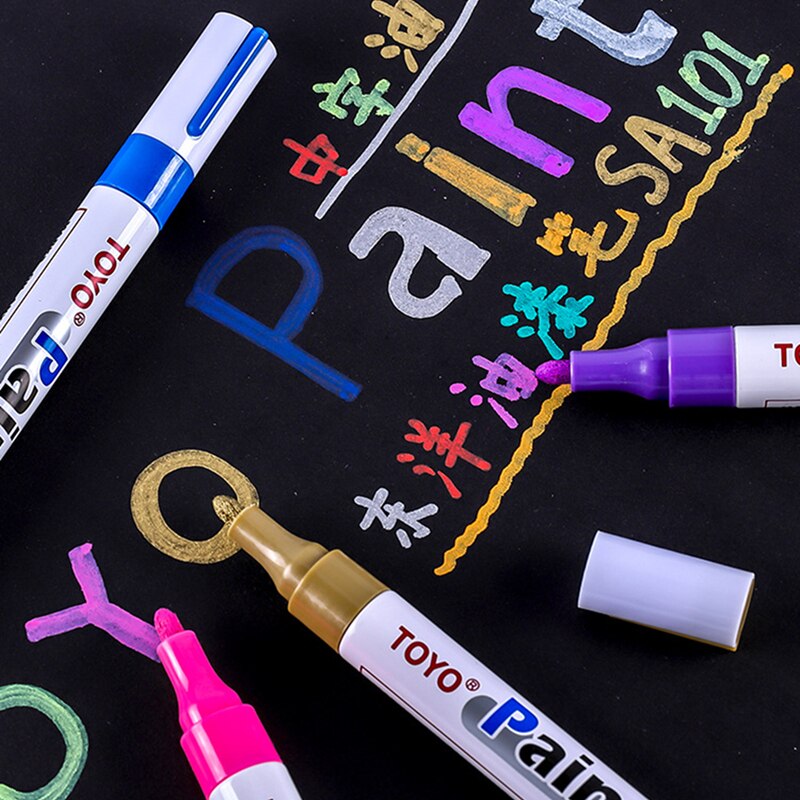 Multicolor Waterdichte Graffiti Verf Pen Set Voor ... – Vicedeal
