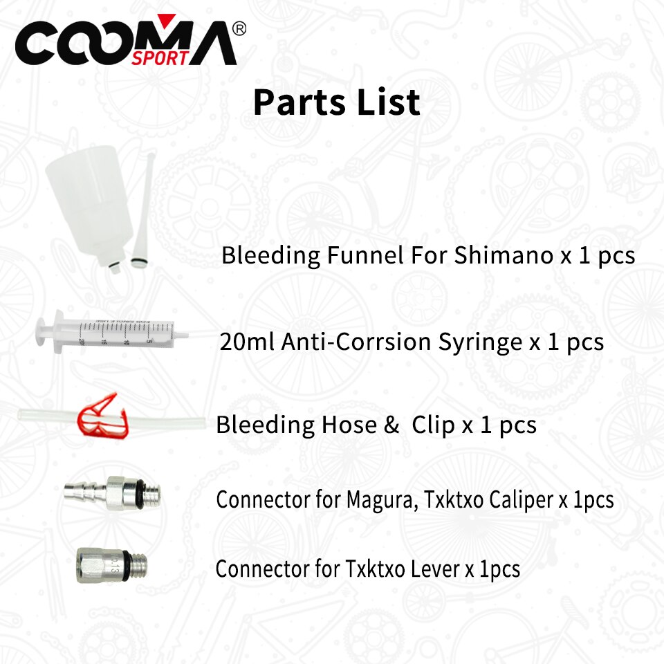 COOMA's Hydraulic Brake BLEED KIT for Shimano Hydr... – Grandado