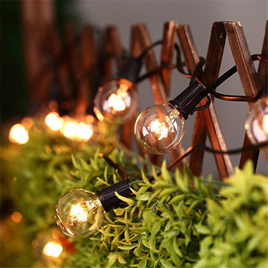 BEIAIDI 25Ft G40 Globe Bulb String Lights Clear Ba... – Grandado BEIAIDI 25Ft G40 Globe Bulb String Lights Clear Ba... – Grandado