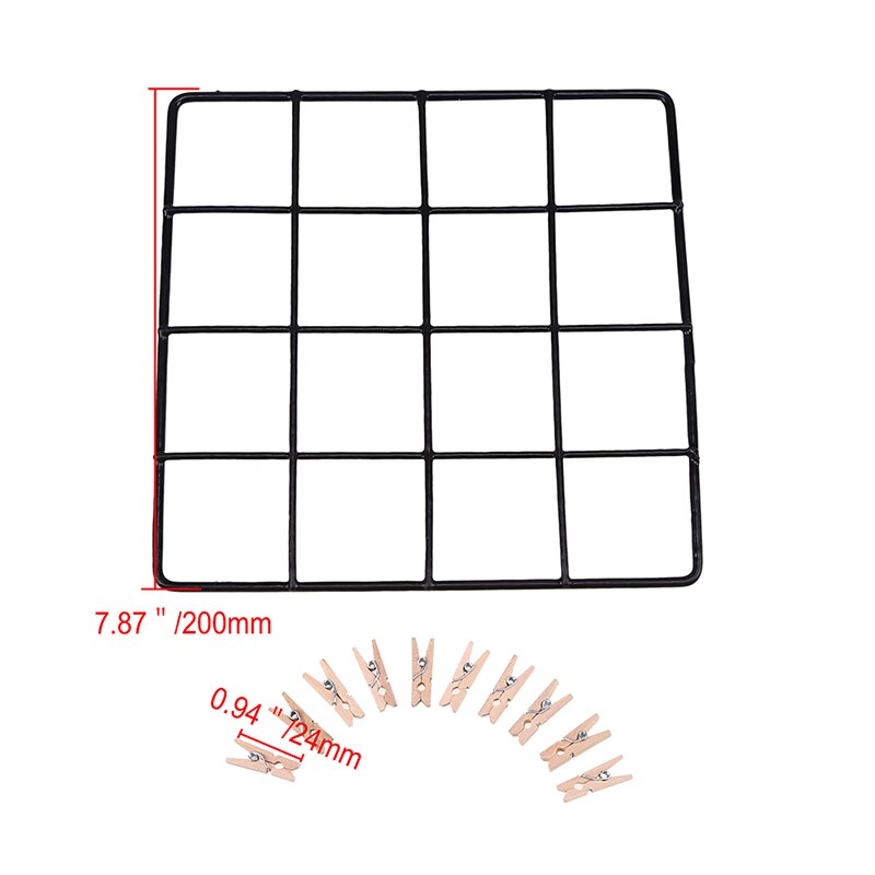 Multi-Function Iron Metal Grid Decor Photo Frame W... – Vicedeal