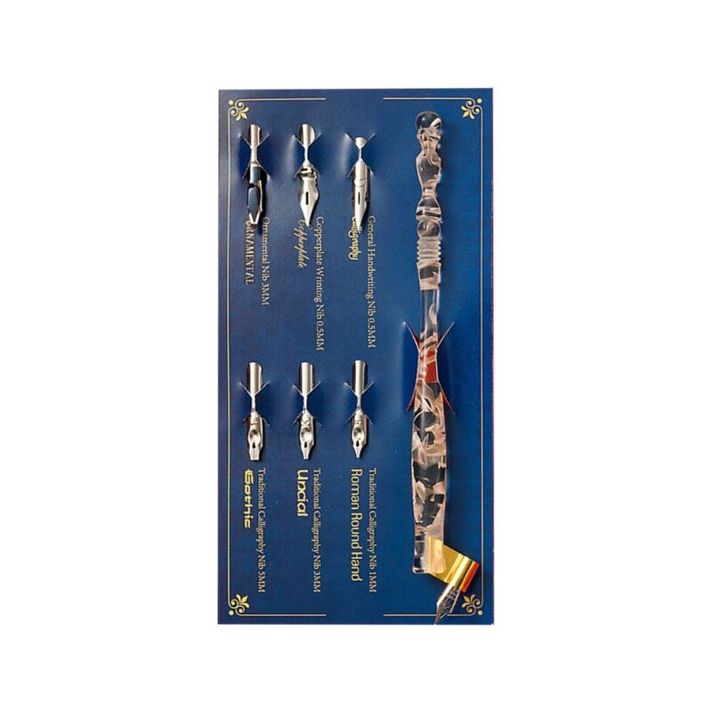 Retro Manga Calligraphy Dip Pen Holder + 6 Nibs fo... – Grandado