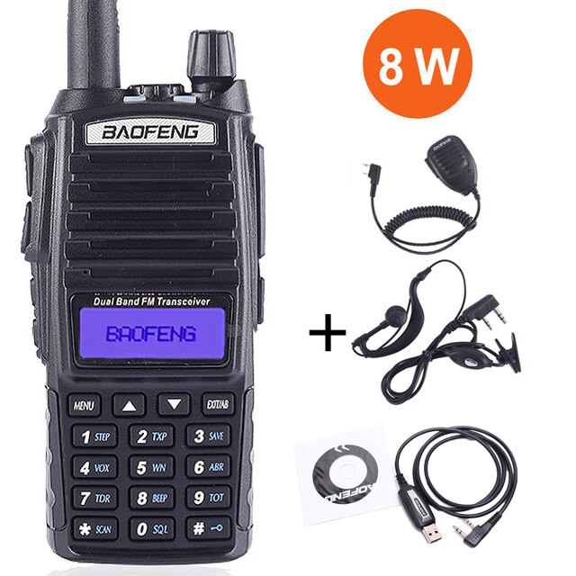 Baofeng UV-82 Walkie Talkie Real 8W Portable Radio... – Vicedeal