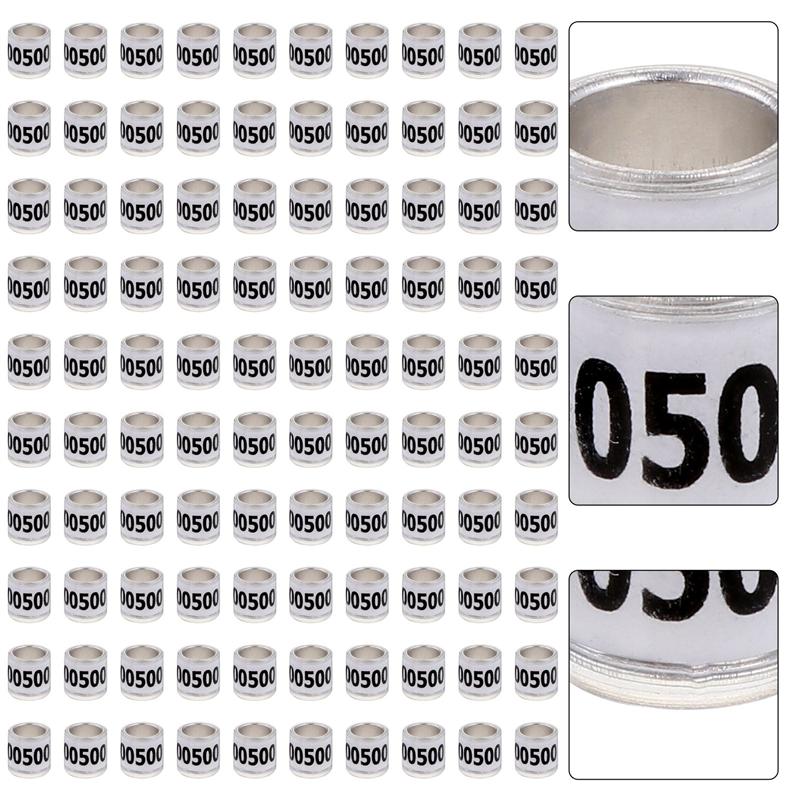 100Pcs Pigeon Foot Rings Numbered Pigeon Foot Ring... – Grandado