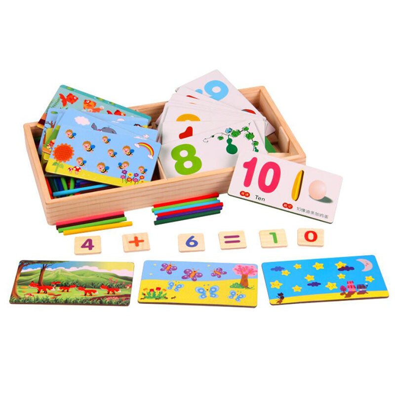 1 Set Kinderen Count Rekenkundige Sticks Figuur Re... – Vicedeal
