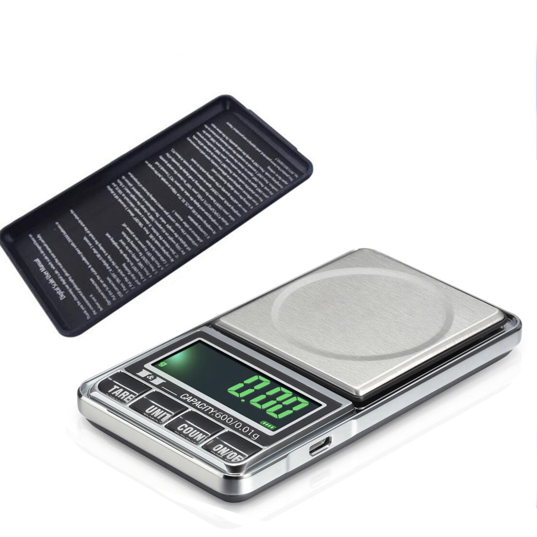 100g-600g x 0.01g usb-käyttöinen elektroninen vaak... – Grandado