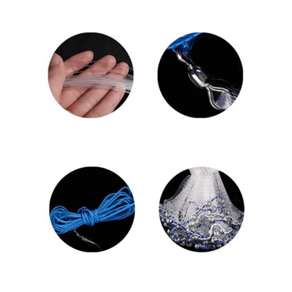 Aluminum Ring Monofilament Thread Throwing Net Sal... – Vicedeal