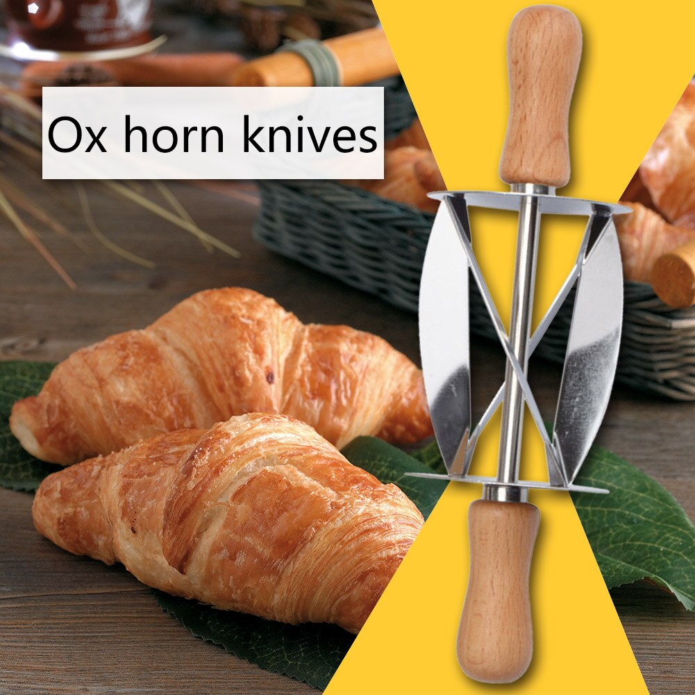 Practical Croissants Cutter Stainless Steel Rollin... – Grandado