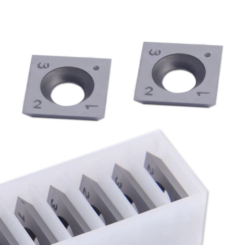 10x Metal 15mm Square Carbide Insert Cutter 4-edge... – Grandado