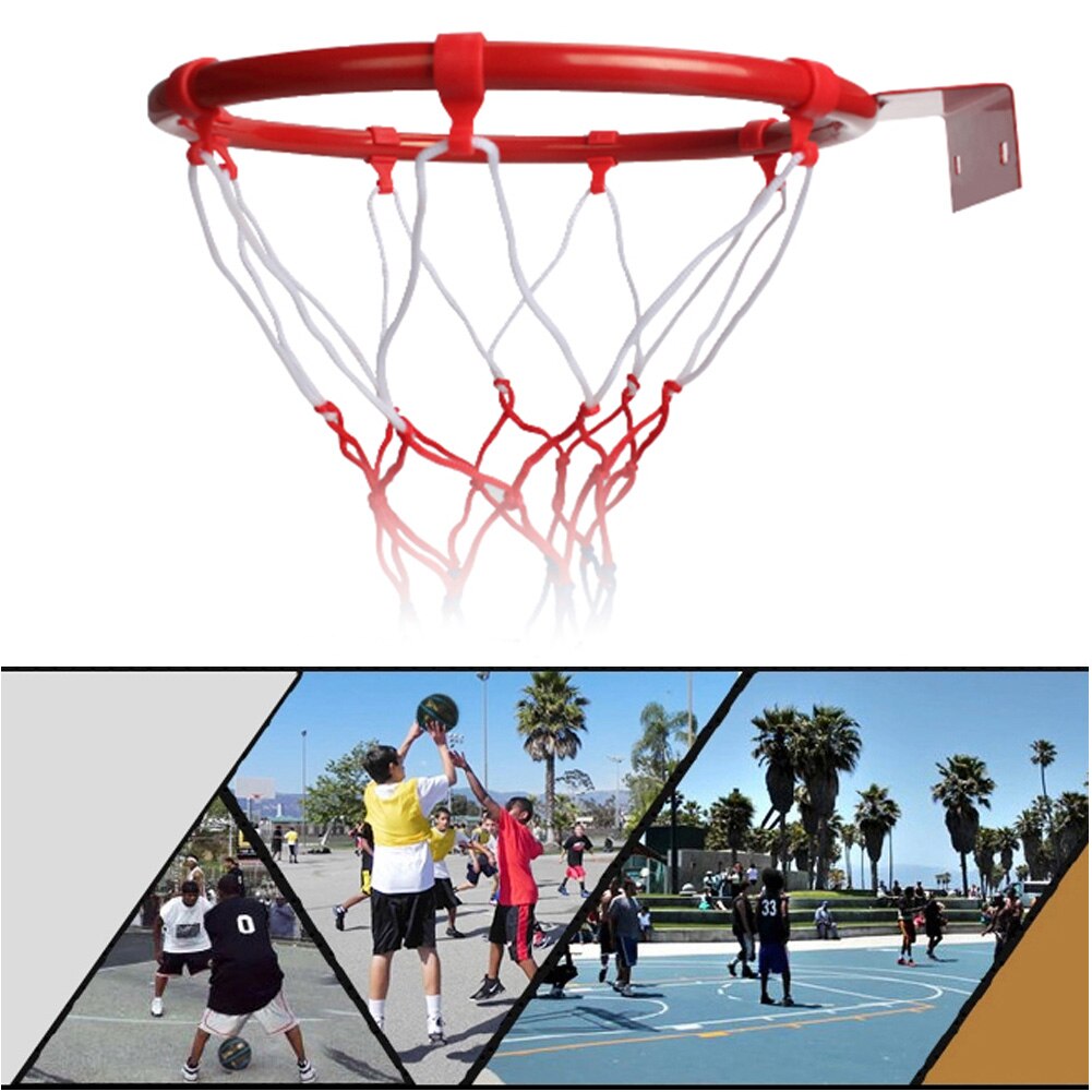 25CM Steel Hanging Basketball Wall Mounted Goal Ho... – Vicedeal