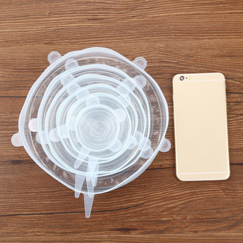 Silicone Fresh Covers 6 Pcs /Set Stretchable Silic... – Grandado