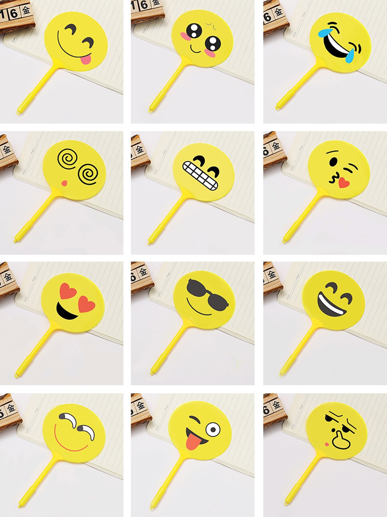 1 Pc Friut/Lachend Gezicht Schrijven Pen Studenten... – Vicedeal