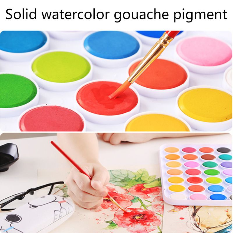 28 Color Fundamental Watercolor Pain Set with Pain... – Grandado