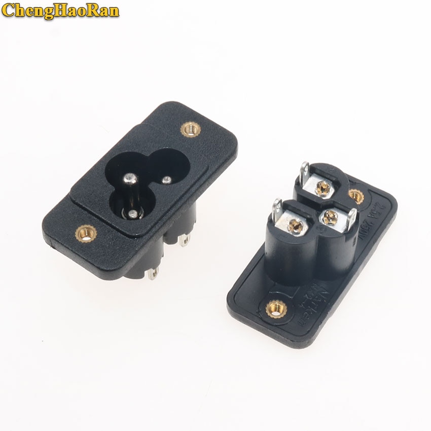 ChengHaoRan 1 PCS IEC 320 C6 stopcontact 3 pin AC ... – Grandado
