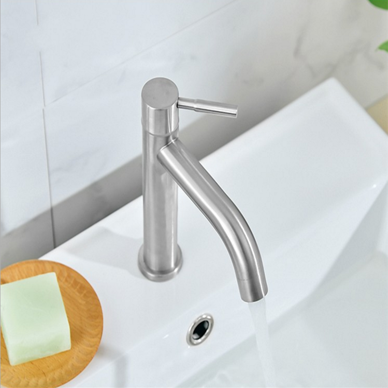 304 stainless steel faucet single cold basin fauce... – Vicedeal