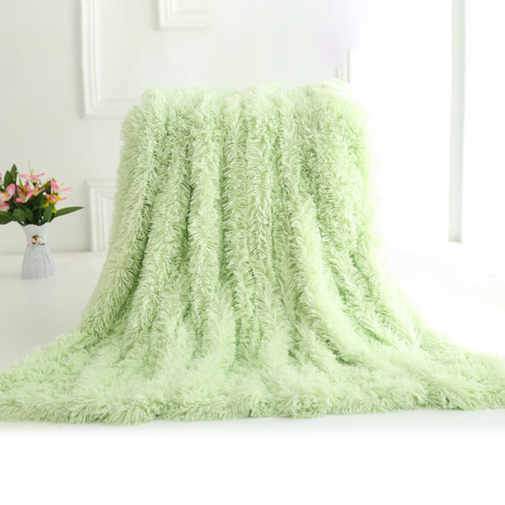Warm Bed Deken 16 Kleuren Zachte Lange Shaggy Faux... – Grandado