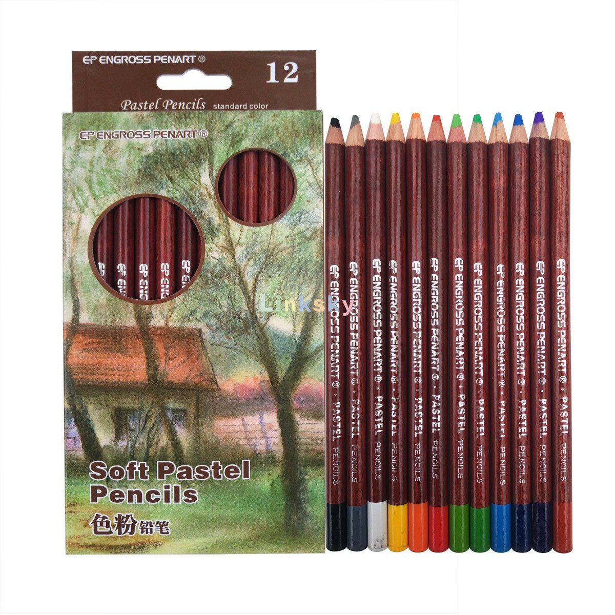 Artist 12 colors Soft Pastel Pencils, Sketch lapis... – Grandado