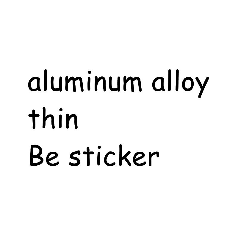 aluminum alloy thin sticker – Vicedeal