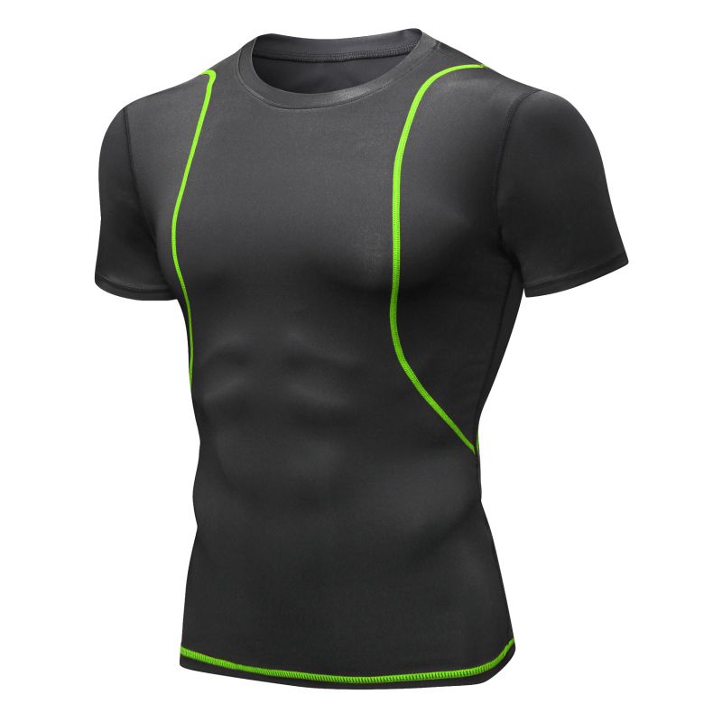Sport Men Shirt Tops Tees Running Shirts Gym Shirt... – Vicedeal