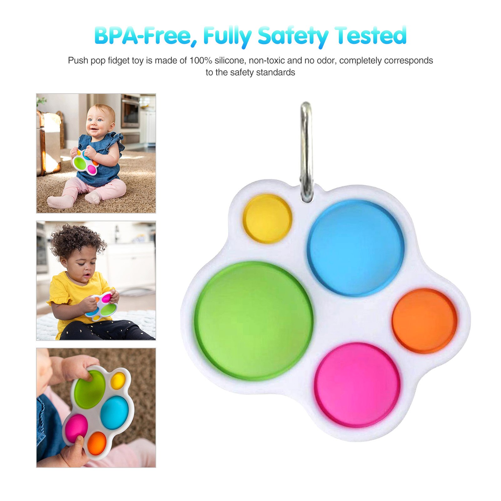 Pressure Relief Sensory Bubble Fidget Toys Childre... – Grandado