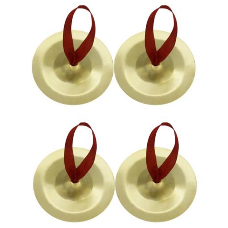 4 Pcs of Finger Cymbals Mini Chinese Gong Kids Pre... – Grandado